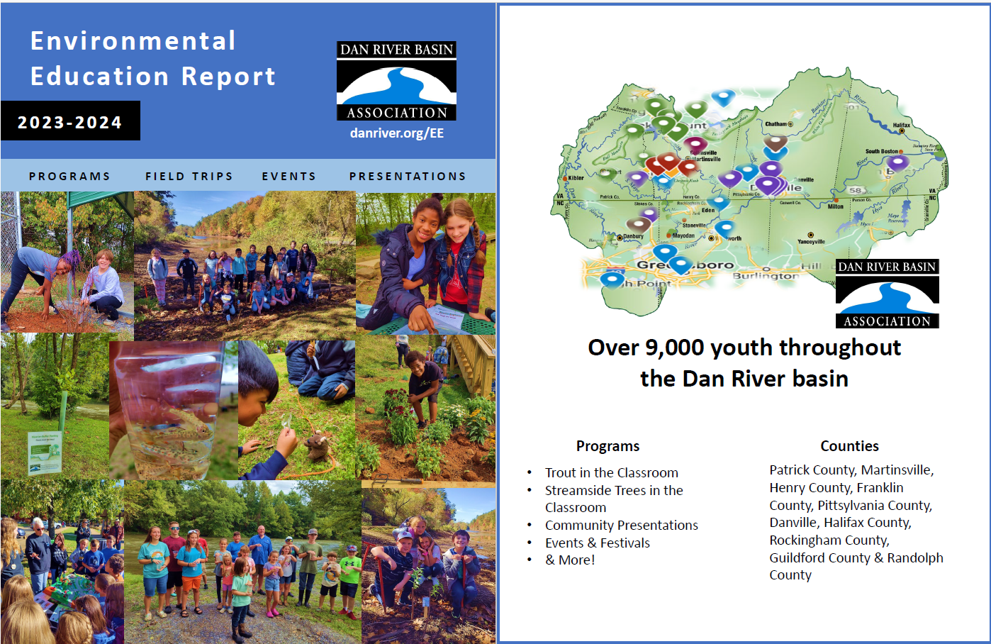 For Educators - Dan River Basin Association - Dan River Basin Association